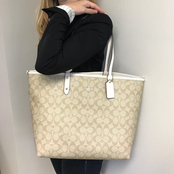 Coach | Bags | Coach Signature Reversible Tote | Poshmark